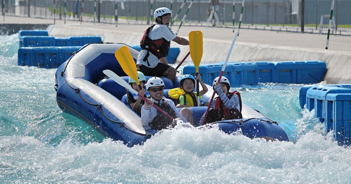 In Photos: Visitors get chance to rule the rapids at Tokyo Olympic ...