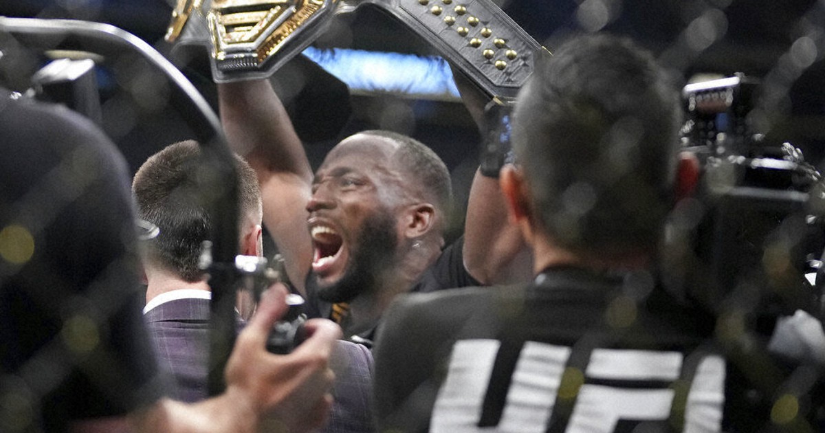 Edwards stops Usman late in 5th, wins UFC welterweight title - The Mainichi