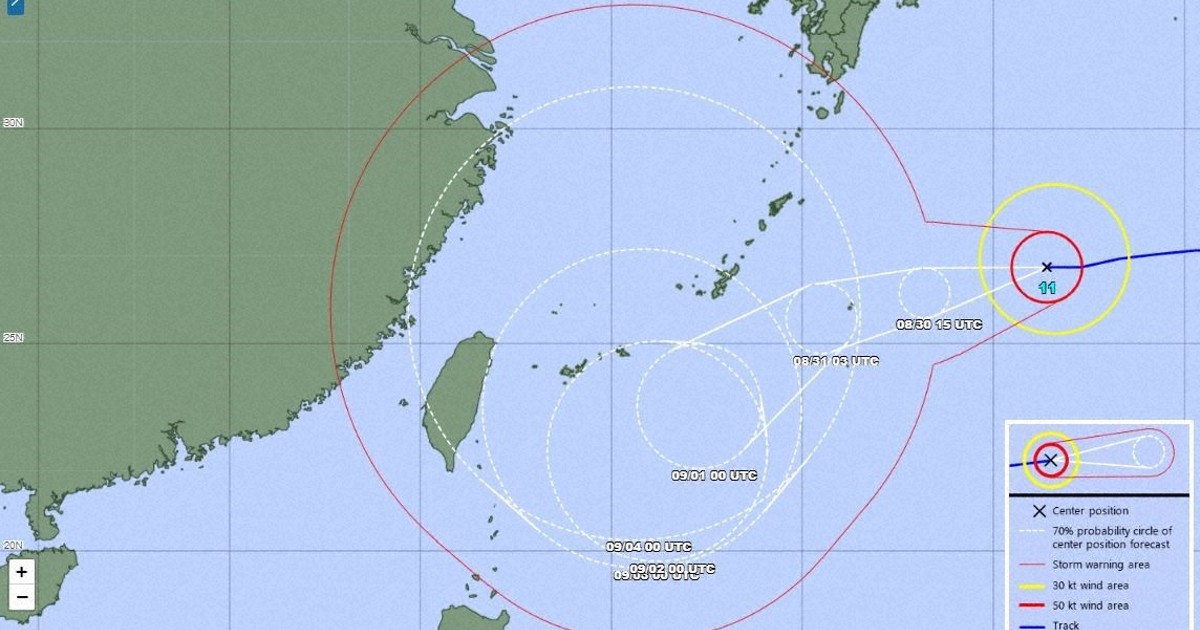Powerful typhoon set to lash Japan's Okinawa, Amami islands on Aug. 31 ...