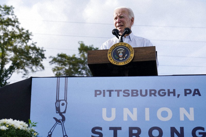 Biden blasts 'extreme' GOP in Labor Day battleground trips - The Mainichi