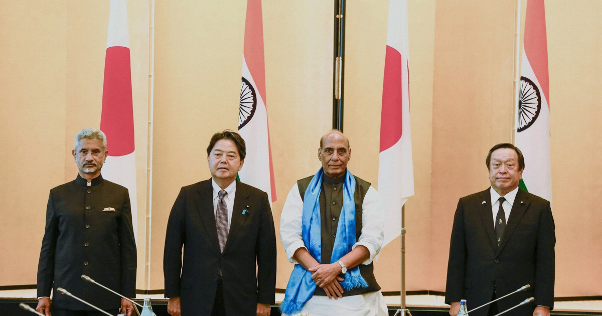 Japan, India to step up arms drills, technology cooperation - The Mainichi