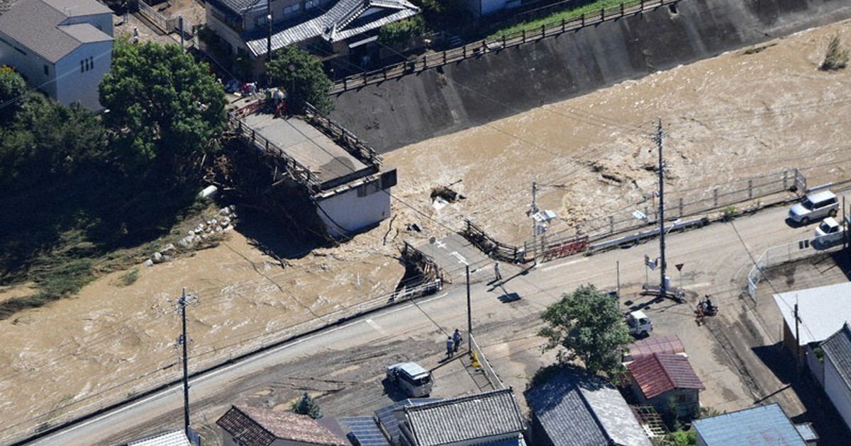 1 dead, 1 missing after Typhoon Talas triggers landslides, flooding in central Japan - The Mainichi