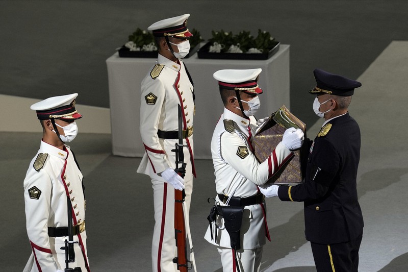 Abe's militaristic funeral captures Japan's tense mood - The Mainichi
