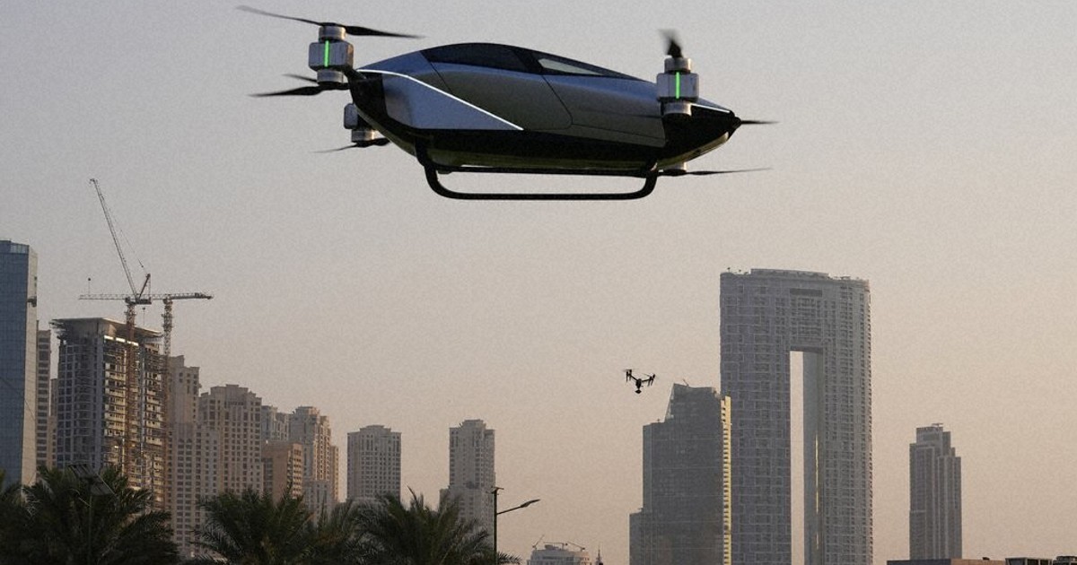 Chinese firm tests electric flying taxi in Dubai - The Mainichi