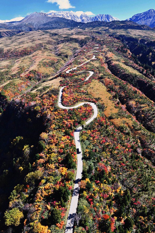 In Photos: Autumn colors fall into place at Tateyama mountain range in ...