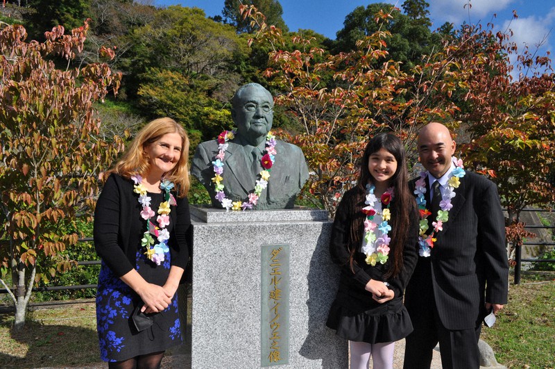 Son of late US Sen. Daniel Inouye visits ancestral grave during 1st ...