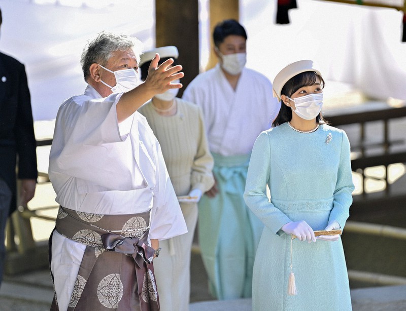 In Photos: Japan's Princess Kako attends ceremony at shrine in ancient ...