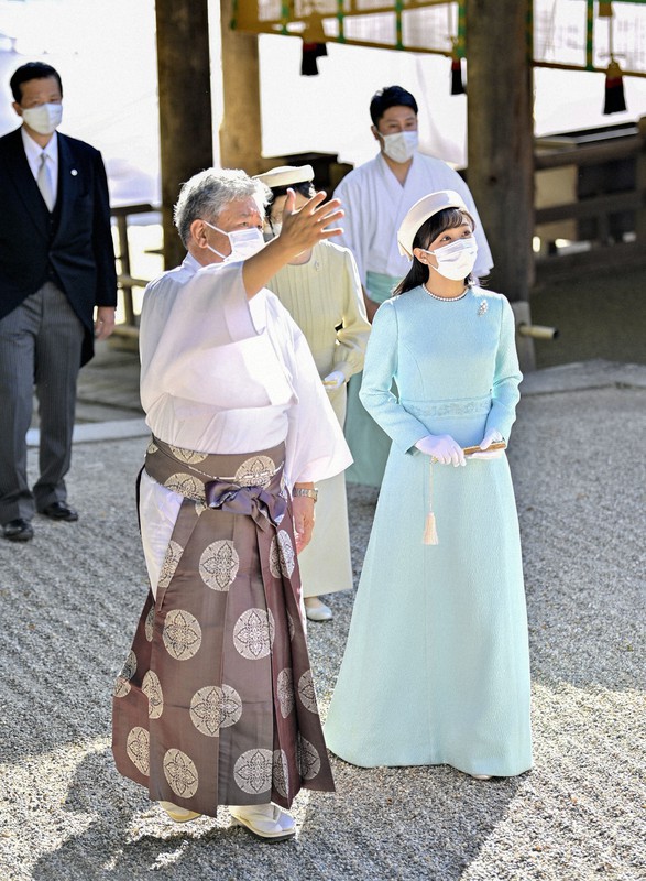 In Photos: Japan's Princess Kako attends ceremony at shrine in ancient ...