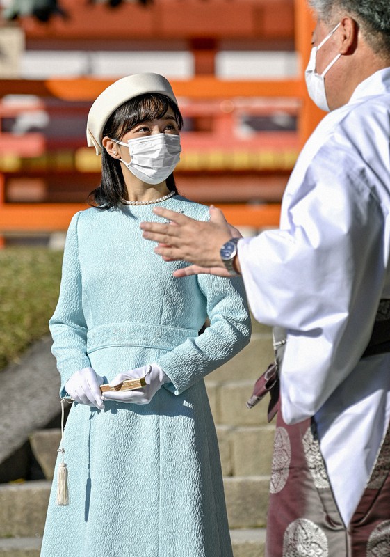 In Photos: Japan's Princess Kako attends ceremony at shrine in ancient ...