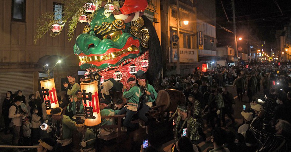 In Photos: Imposing floats parade in Karatsu Kunchi festival in ...