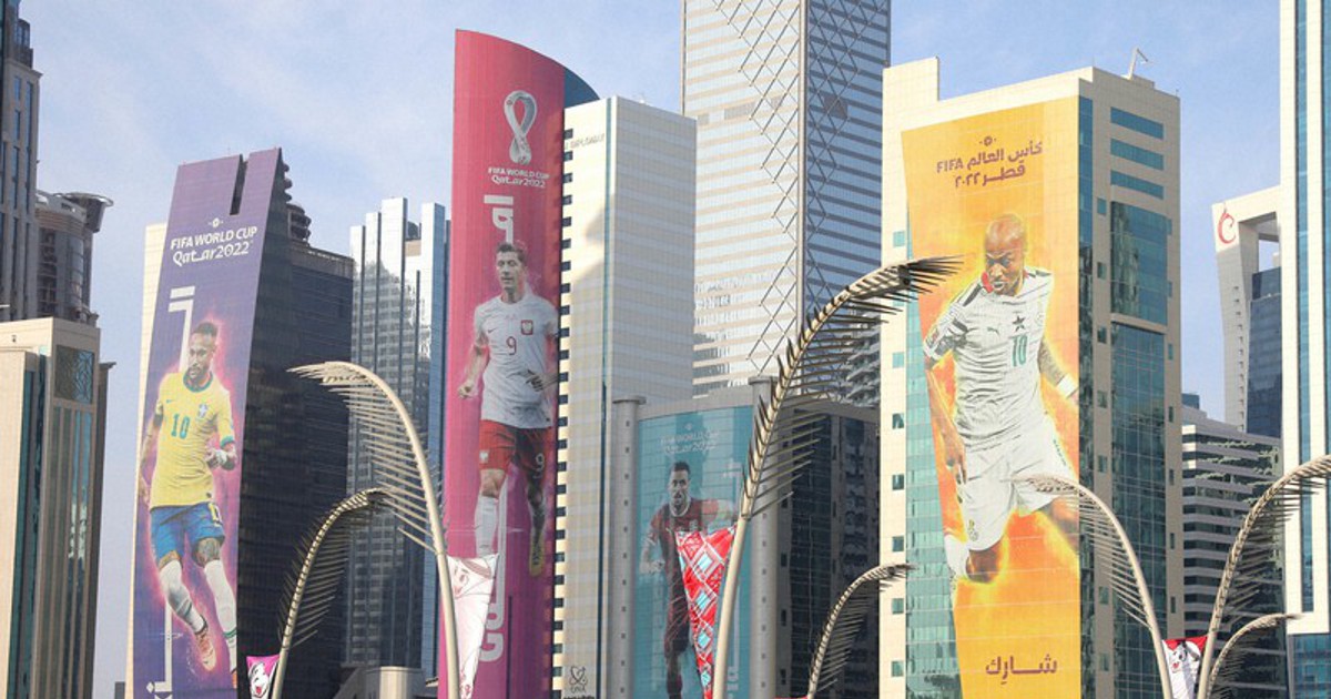 In Photos: Fans in Qatar all pumped up before start of World Cup 2022 ...
