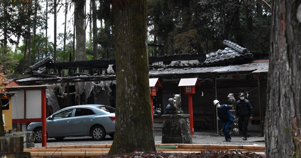 Fire breaks out at shrine in Japan, but hall with oldest 'shochu ...