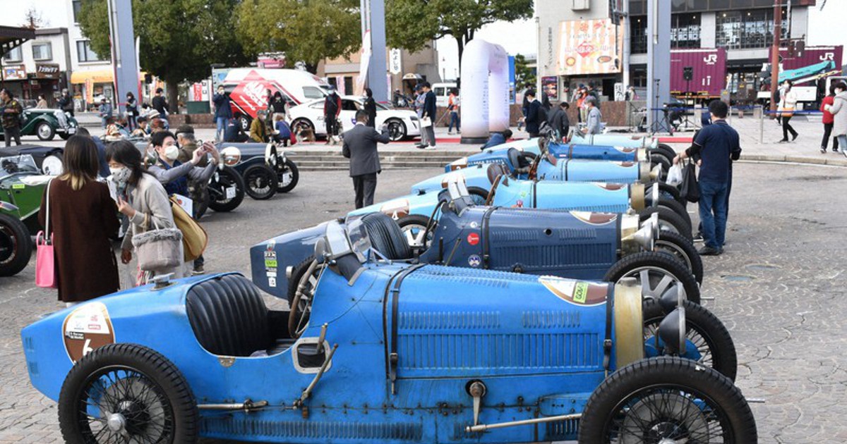 In Photos: 40 classic cars gather in southwest Japan city for 1,000-km ...