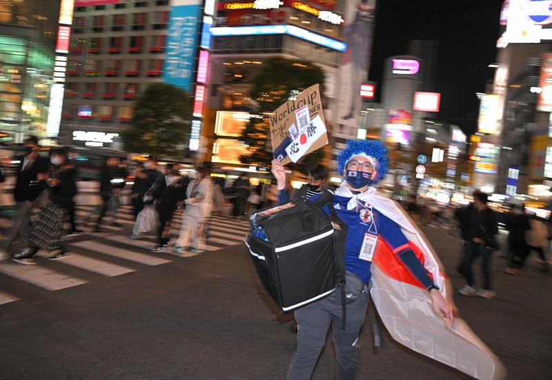 In Photos: Japan soccer fans' hopes dashed in World Cup match against ...