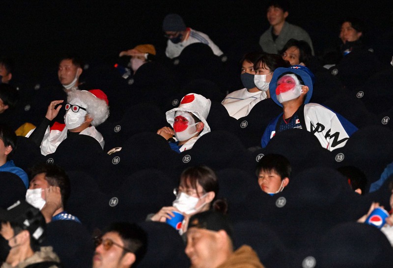 In Photos: Japan soccer fans' hopes dashed in World Cup match against ...