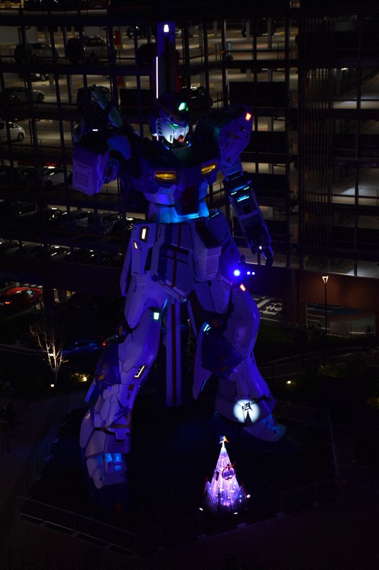 In Photos: Life-size 'Mobile Suit Gundam' statue lighting ceremony held ...