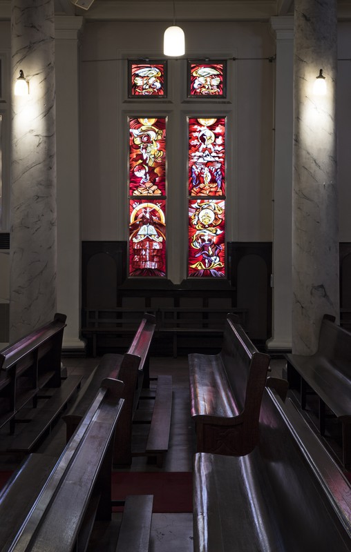 Retro Japan in Photos: Central Tokyo's tranquil Catholic Kanda Church ...