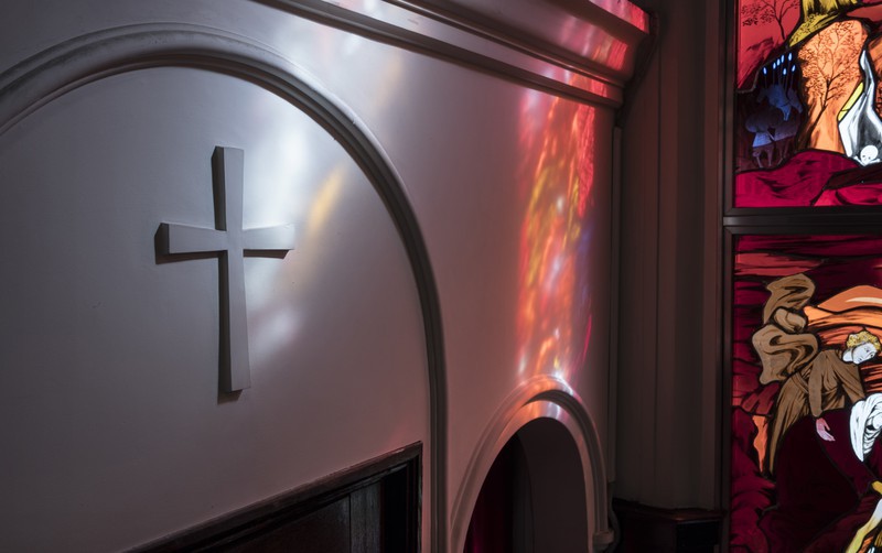 Retro Japan in Photos: Central Tokyo's tranquil Catholic Kanda Church ...