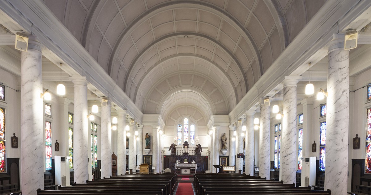 Retro Japan: After 2 fires, Catholic church in central Tokyo stands as ...