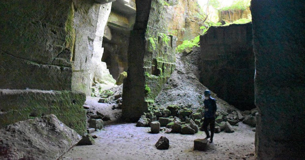 In Photos: Quarry ruins in central Japan's Fukui Pref. evoke Miyazaki's ...