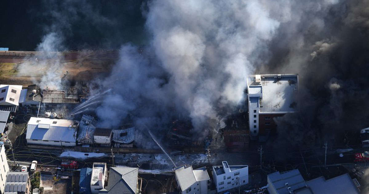 In Photos: Huge fire at chemical plant in Tokyo's Sumida Ward - The ...
