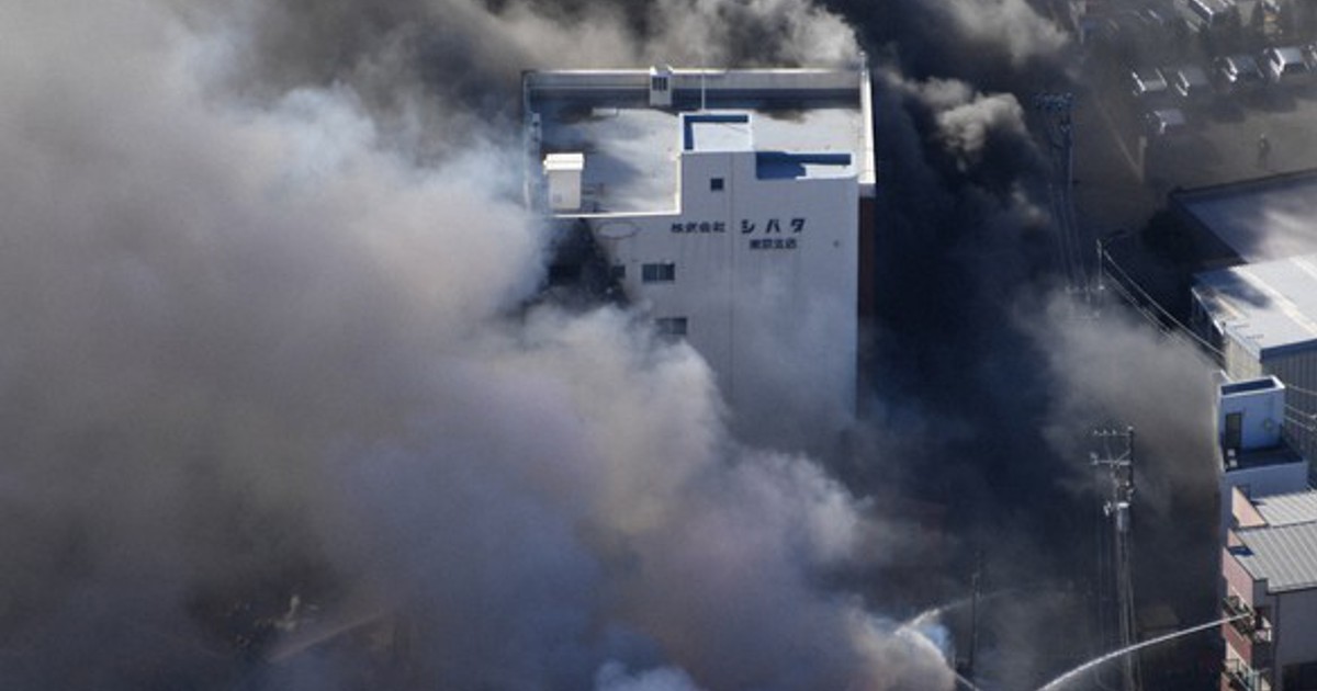 In Photos: Huge fire at chemical plant in Tokyo's Sumida Ward - The ...