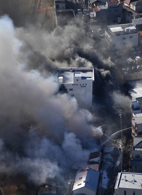 In Photos: Huge fire at chemical plant in Tokyo's Sumida Ward - The ...