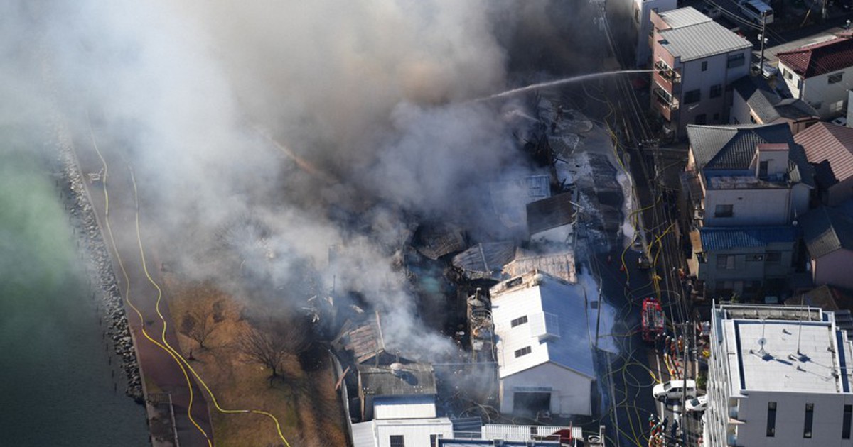 In Photos: Huge fire at chemical plant in Tokyo's Sumida Ward - The ...