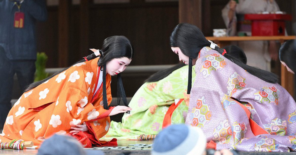 In Photos: Kyoto card game event takes visitors on 1,000-yr flashback ...