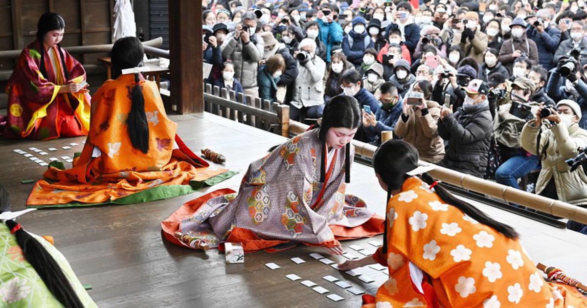 In Photos: Kyoto card game event takes visitors on 1,000-yr flashback ...