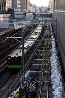 In Photos: Track switching construction underway at Tokyo's Shibuya ...