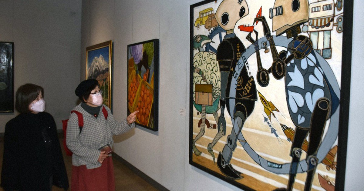 県展開幕 未来照らす、力作一堂 故・清水さん作品紹介も 和歌山で15日まで ／和歌山 | 毎日新聞