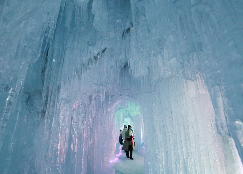 In Photos: Ice cave at 'coldest place on Japan's Honshu main island ...