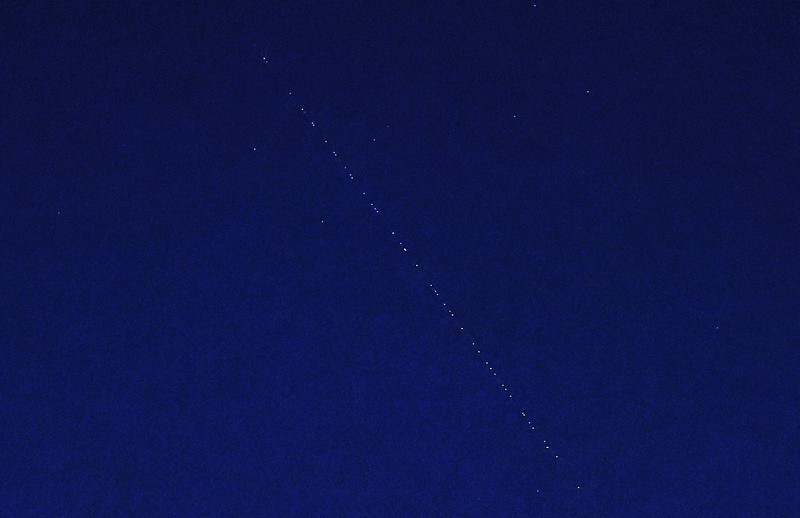 In Photos: Star link satellites, Int'l Space Station observed from ...