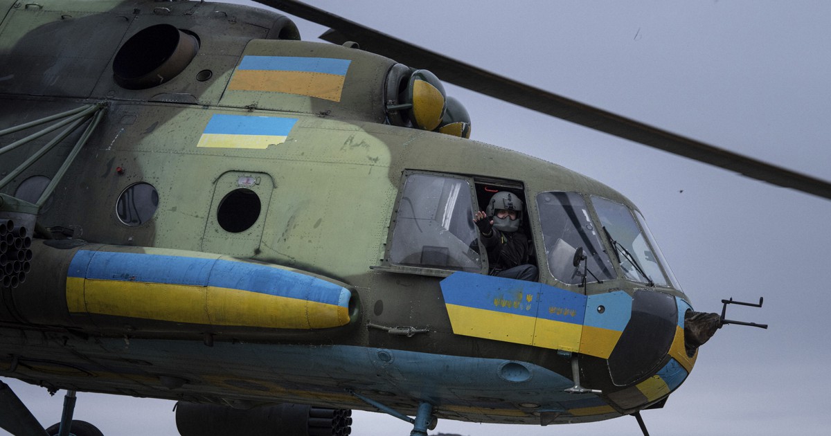 Ukraine using Soviet-era choppers to pummel Russia from afar - The Mainichi