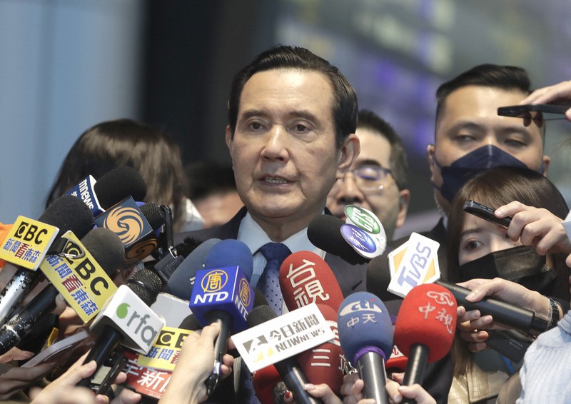 Taiwan's former leader Ma begins China visit - The Mainichi