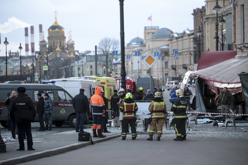 Explosion in Russian cafe kills prominent military blogger - The Mainichi