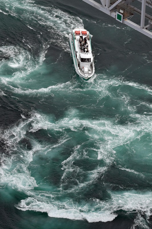 In Photos: Naruto Strait's whirlpools in west Japan leave tourists in ...