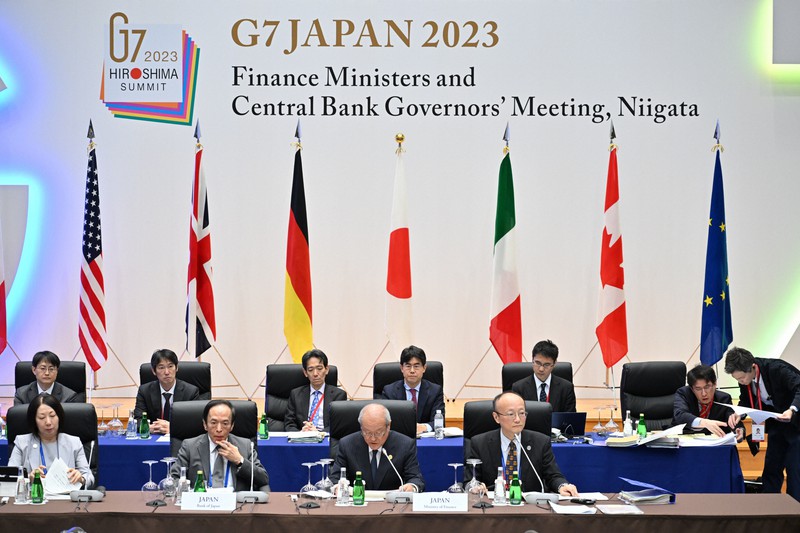 G7財務相会議、新潟で開幕 ウクライナ対応の連携など協議 | 毎日新聞