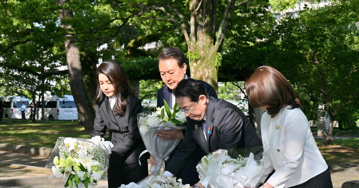 G7広島サミット 日韓首脳会談 [写真特集4/5] | 毎日新聞