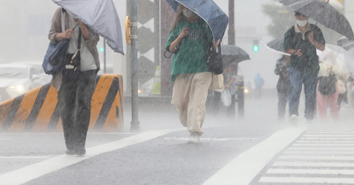 In Photos: Heavy rain strikes Japan in wake of rare June typhoon - The ...