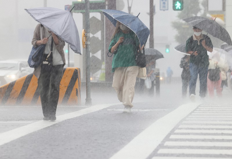 In Photos: Heavy rain strikes Japan in wake of rare June typhoon - The ...