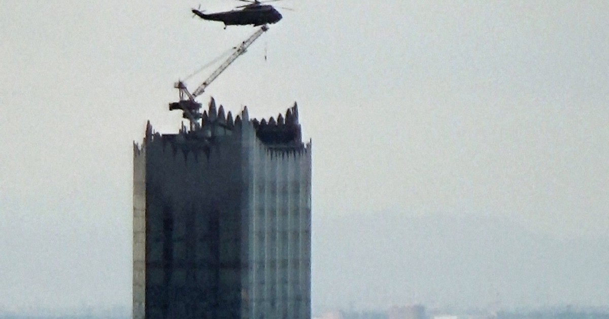 How did US choppers ferrying Biden on 2022 visit fly over busy central Tokyo? - The Mainichi