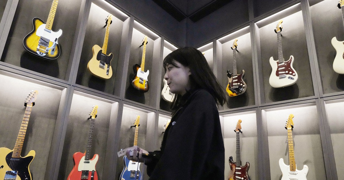US guitar maker Fender opens flagship store in Tokyo banking on ...