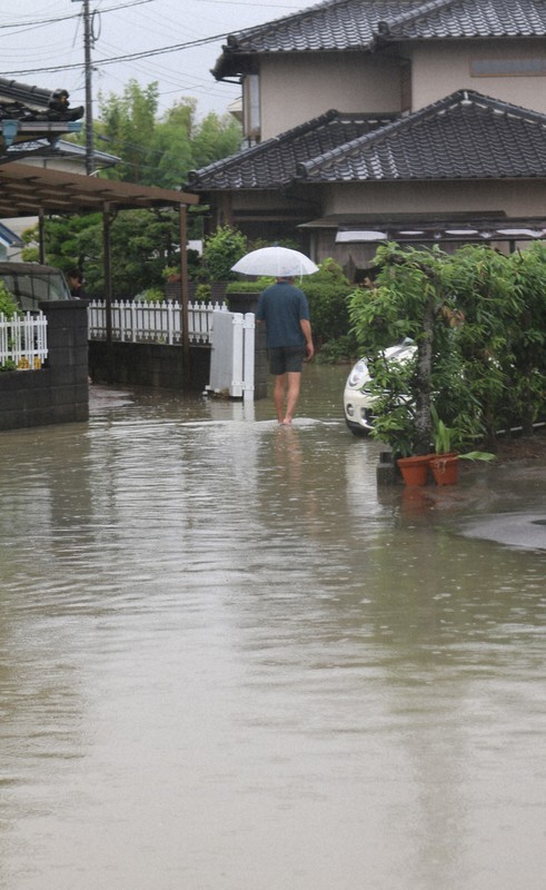 In Photos: Heavy rain, landslides strike southwest Japan - The Mainichi