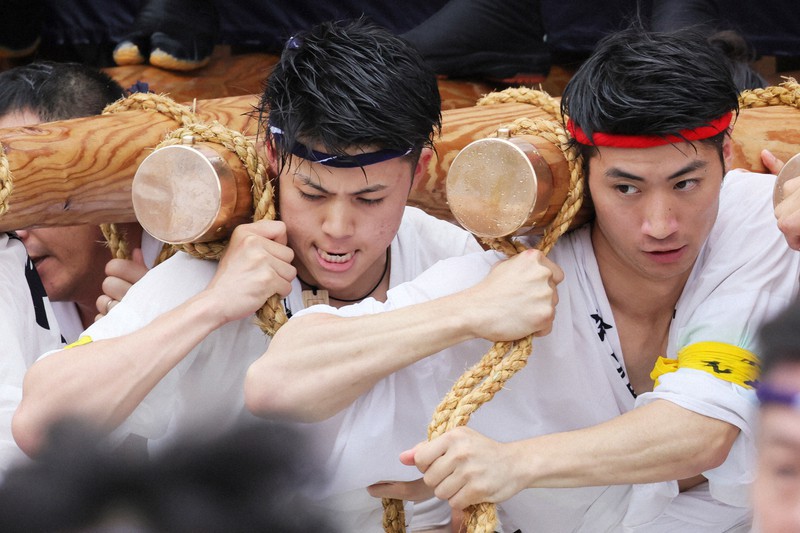 In Photos: Hakata Gion Yamakasa festival showcases huge floats in ...