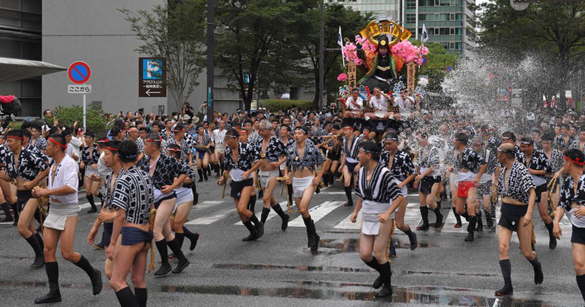 In Photos: Hakata Gion Yamakasa festival showcases huge floats in ...