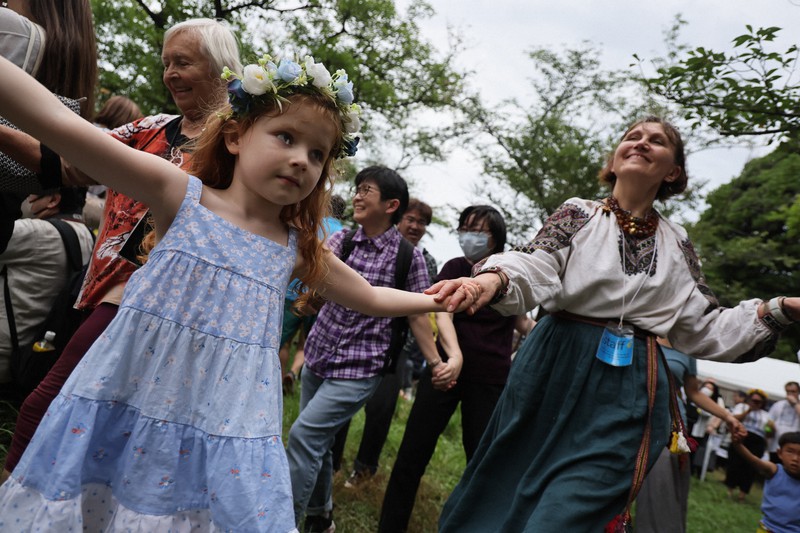 In Photos: Ukrainians in Japan sing and and dance at 'Ivan Kupala ...