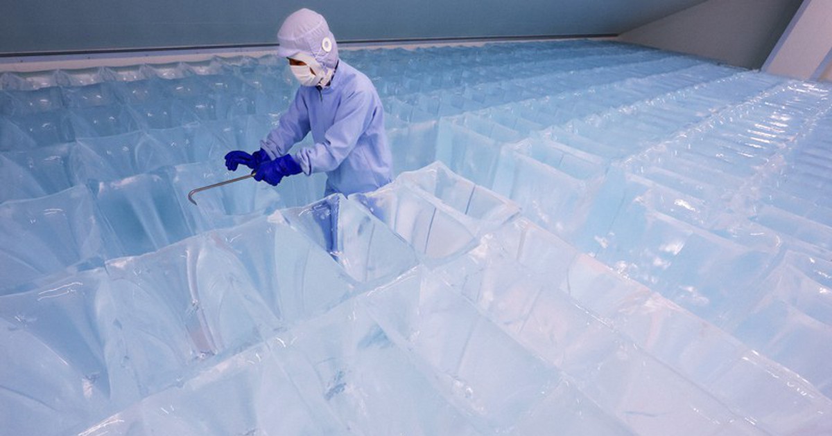 In Photos: A glimpse of west Japan ice plant's subzero world in ...