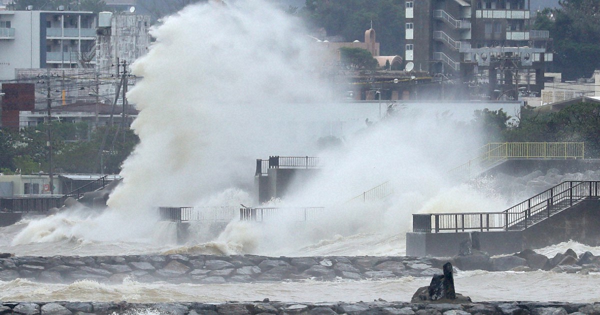 Tropical storm hits Japan's Okinawa islands again, unleashing ...